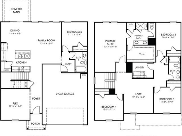 5 Bed, 3 Bath New Home plan in Longs, SC
