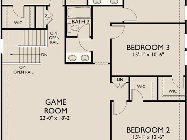 5 Bed, 3 Bath New Home plan in Melissa, TX