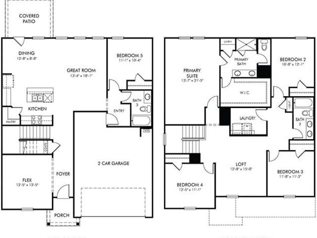 5 Bed, 3 Bath New Home plan in Pendergrass, GA