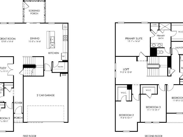 5 Bed, 3 Bath New Home plan in Raleigh, NC