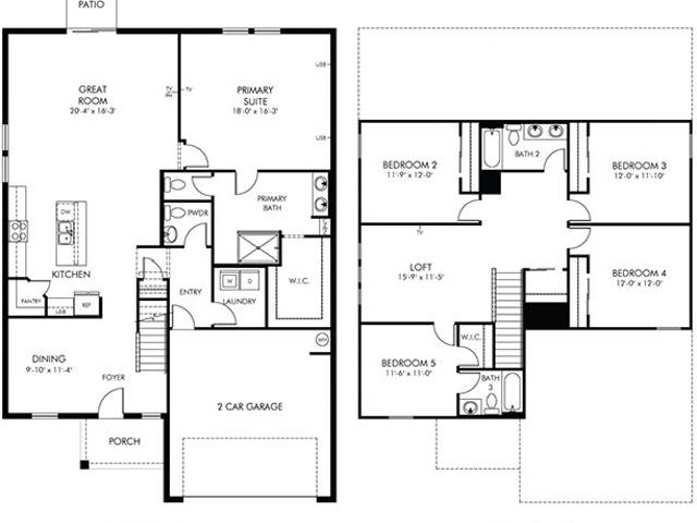 5 Bed, 3 Bath New Home plan in Saint Cloud, FL
