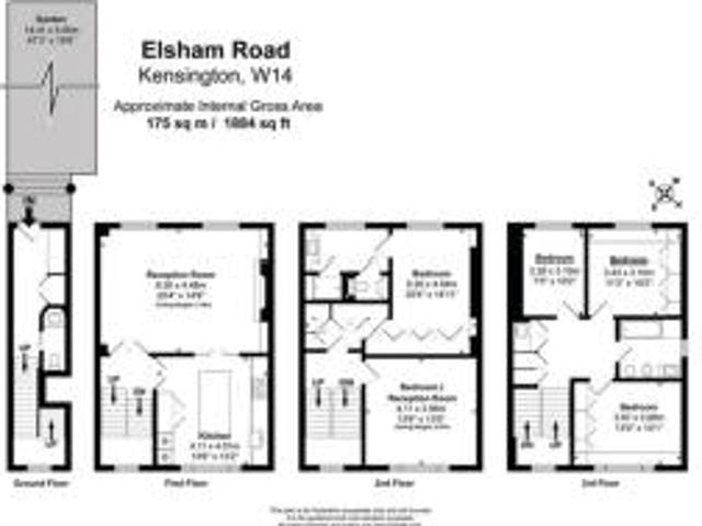 5 bedroom apartment for rent in Elsham Road, London, W14