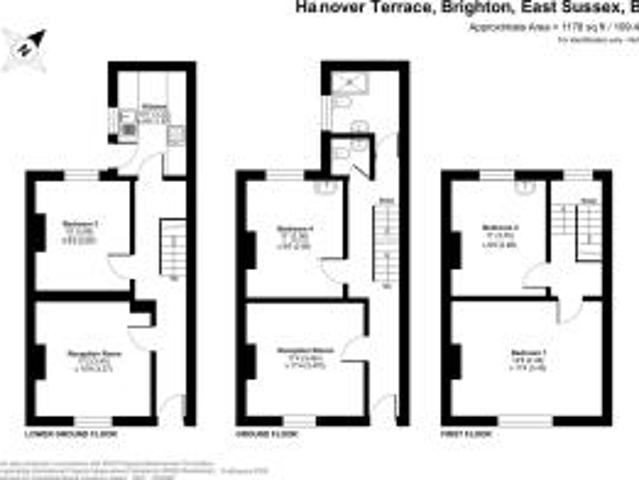 5 bedroom terraced house for rent in Hanover Terrace, Brighton, East Sussex, BN2
