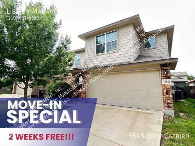 5 BR, 2.5 BA Apartment 15549 Gray Catbird, San Antonio, TX 78253