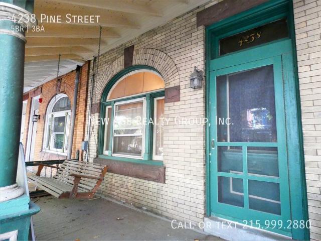 5 BR, 2.5 BA Apartment 4238 Pine Street, Philadelphia, PA 19104