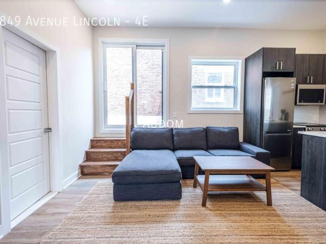 5 BR, 2 BA Apartment 1849 Avenue Lincoln, MontrÃ©al, QC H3H 1H5