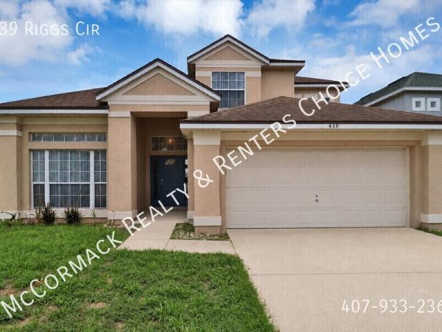 5 BR, 3.5 BA Apartment 439 Riggs Cir, Davenport, FL 33897