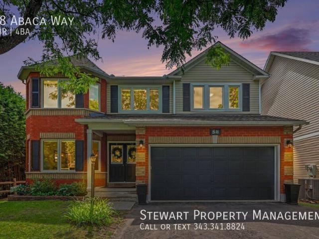 5 BR, 3.5 BA Apartment 58 Abaca Way, Ottawa, ON K2S 2C3