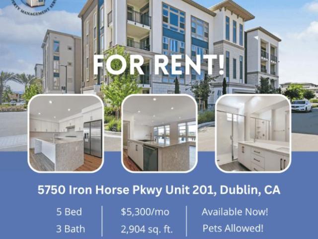 5 Br, 3 bath, Condo 5750 Iron Horse Pkwy