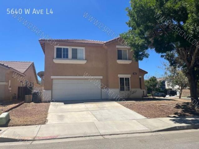 5 Br, 3 bath, Single Family 5640 W Ave L4