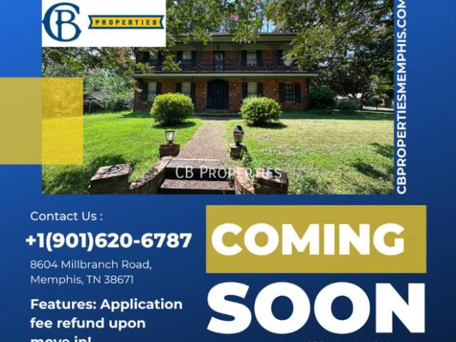 5 Br, 3 bath, Single Family 8604 Millbranch Rd