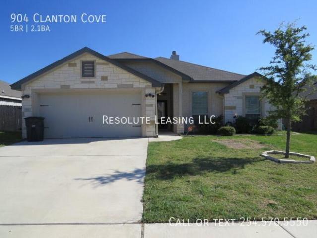 5 Br, 3 bath, Single Family 904 Clanton Cove