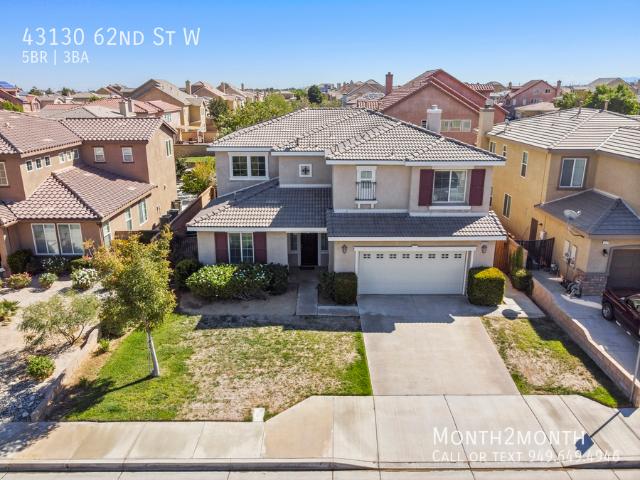 5 BR, 3 BA Apartment 43130 62nd St W, Lancaster, CA 93536