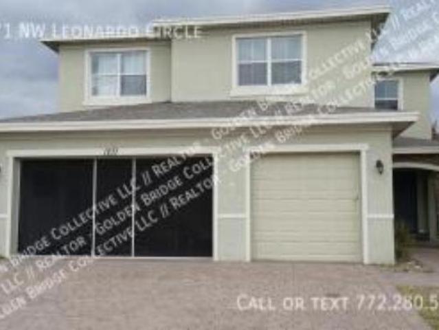5 Br, 4 bath, Single Family 1271 NW Leonardo Circle