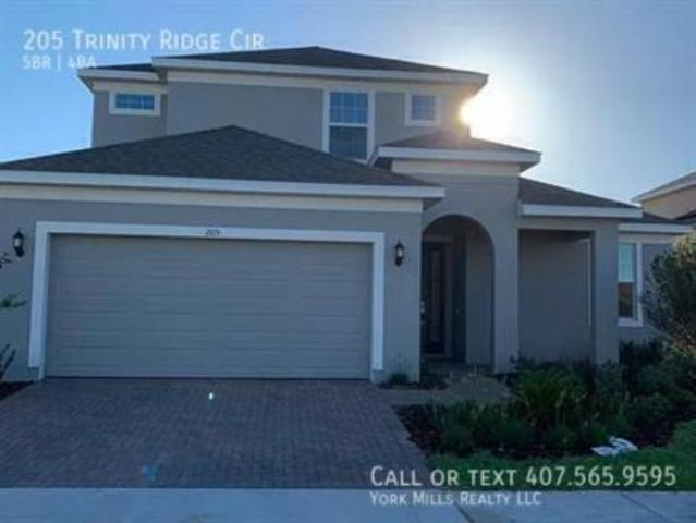5 Br, 4 bath, Single Family 205 Trinity Ridge Cir