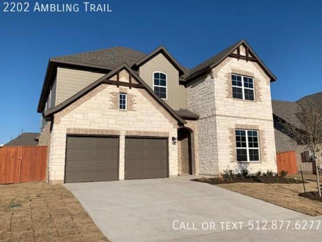 5 Br, 4 bath, Single Family 2202 Ambling Trail