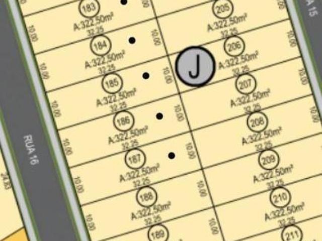 5 lotes no Residencial Alberto Shons lado a lado