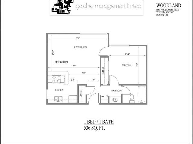 6001 Woodland St. Studio Apartment for Rent at 6001 Woodland St, Ventura, CA 93003