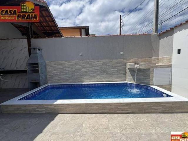 600 metros da praia Casa com piscina 2 quartos churrasqueira, 67 m² por R$ 420.000 Mongaguá/SP