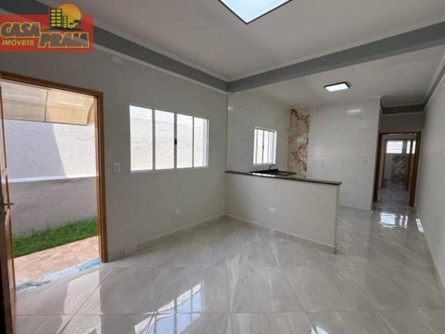 600 metros da praia em Itanhaém, casa nova 2 quartos, 57 m² por R$ 369.900 Santa Terezinha