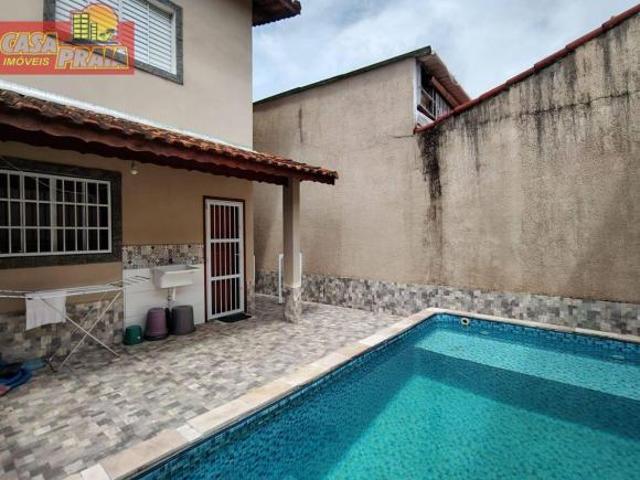 600 metros da praia sobrado com Piscina Churrasqueira e 2 quartos, 94 m² por R$ 340.000 Jardim Prai