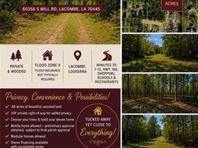 60356 S Mill Rd Lot 0, Lacombe, LA 70445