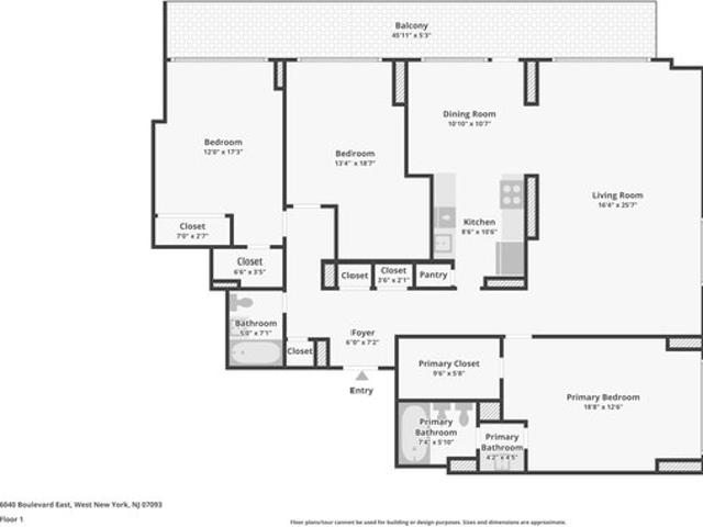 6040 Kennedy Blvd E Apt 23G, West New York, NJ 07093