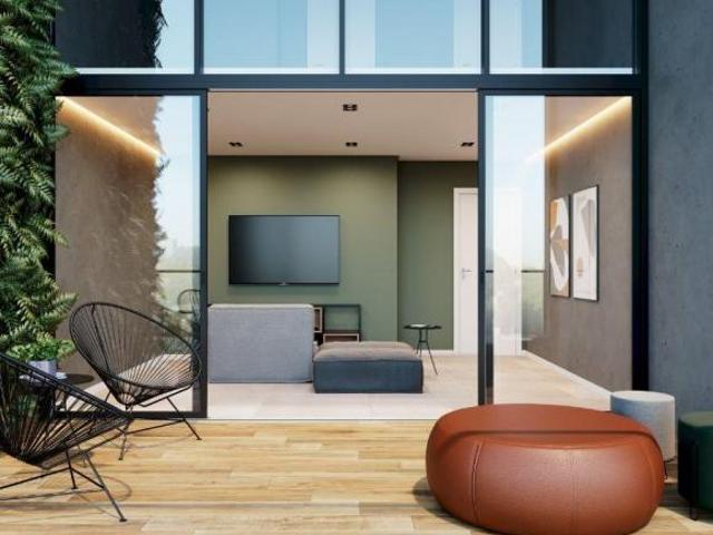 60,1m² no Água Verde – 2 dormitórios com planta inteligente