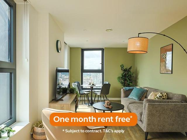 611, Silver Yard, 100 Moor Street. 2 bed apartment to rent £1,410 pcm £325 pw