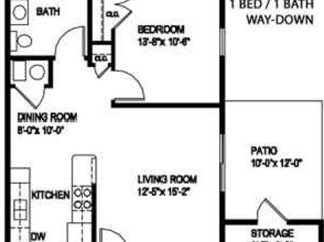 $619 / 1br Ready to Go! 3610 Driftwood Drive