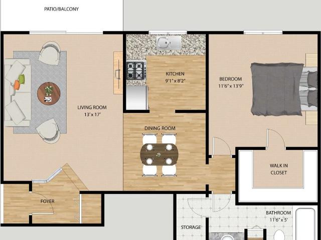 619 Plum Grove Rd 1 Bedroom Apartment for Rent at 619 Plum Grove Rd, Roselle, IL 60172