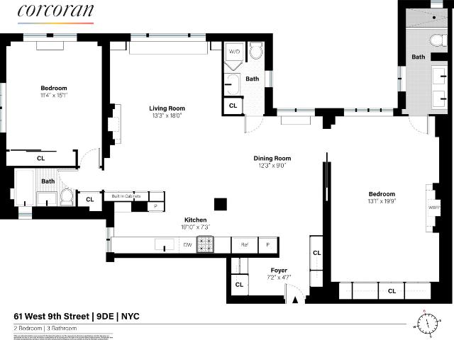 61 West 9th Street, Unit 9DE | Compass
