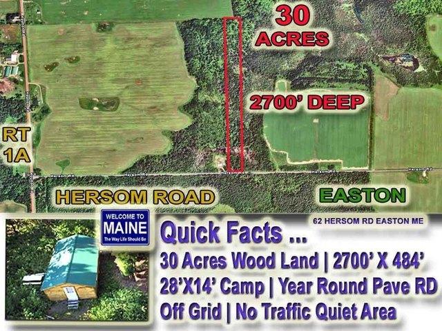 62 Hersom Rd, Easton, ME 04740