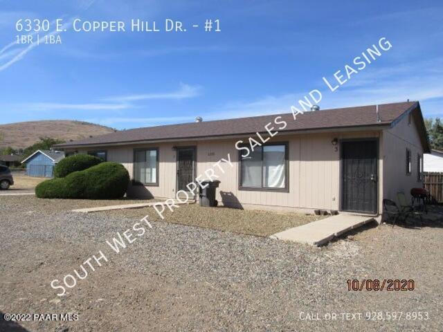 6330 E. Copper Hill Dr 1 bed, 1 full bath
