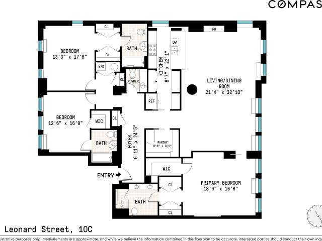 66 Leonard Street, Unit 10C