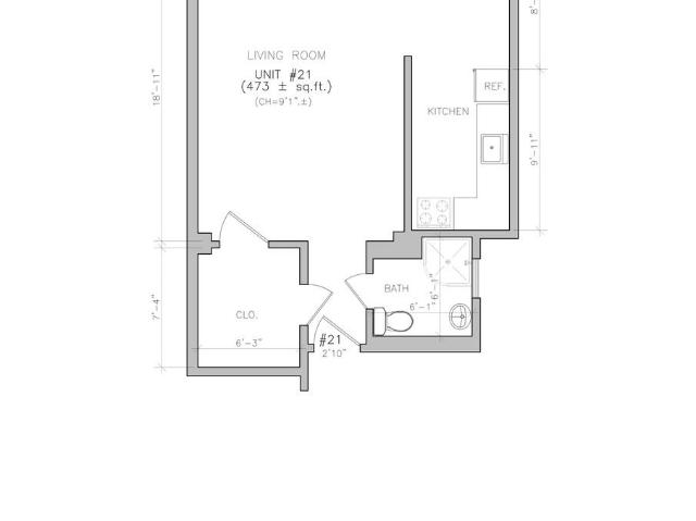686 Post Studio Apartment for Rent at 686 Post St, San Francisco, CA 94109 Downtown