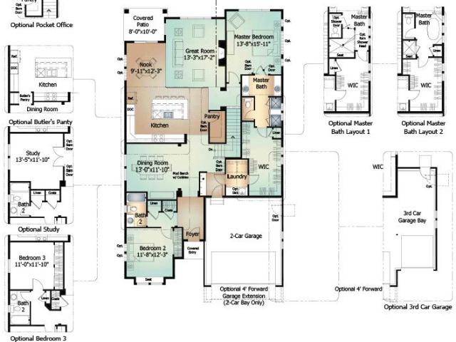 6 Bed, 4 Bath New Home plan in Colorado Springs, CO