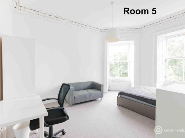 6 Bedroom Flat Share to Rent at Edinburgh, Newington, Sciennes, South, Southside, Wing
