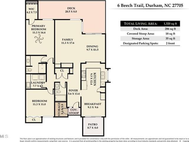 6 Beech Trl, Durham, NC 27705