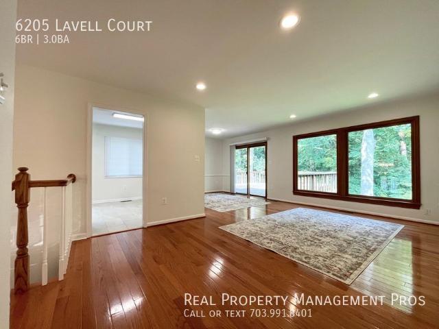 6 BR, 3 BA Apartment 6205 Lavell Court, Springfield, VA 22152