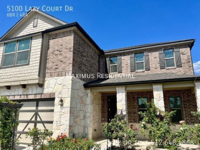 6 Br, 4 bath, Single Family 5100 Lazy Court Dr