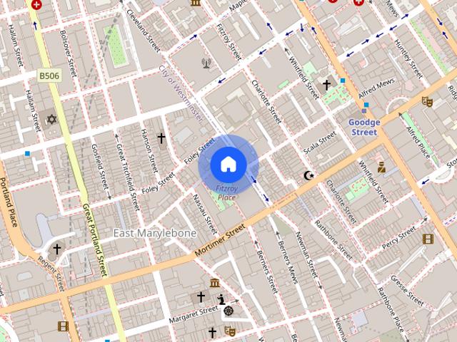 6 Pearson Square, Fitzroy Place, London