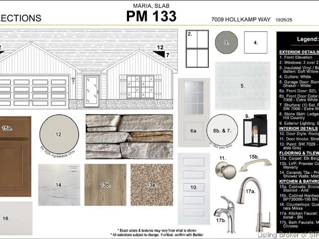 7009 lot 133 Hollkamp Way, Sellersburg, IN 47172 | MLS #2025012