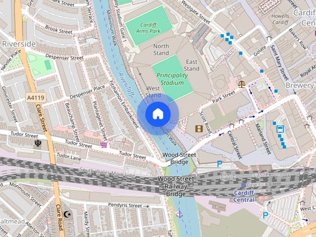 701 Ty Ambr Y Rhodfa Ganolog, Cardiff City, CF10