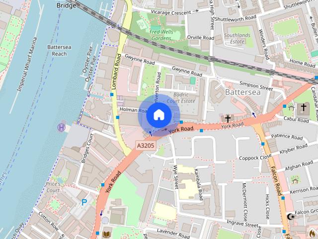 70 York Road 505, London, SW11