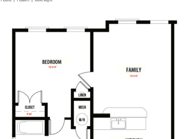711 N. O'Neil Street 1 Bedroom Apartment for Rent at 711 N Oneil St, Clayton, NC 27520