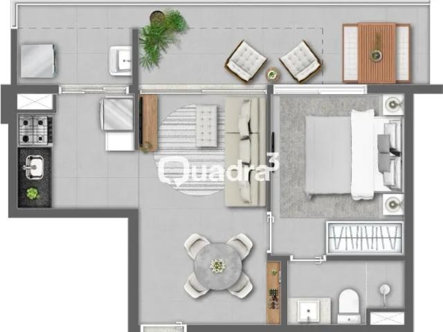 730 Padre Carvalho Studio para alugar, com 48 m², 1 dormitório, 1 banheiro Pinheiros São Paulo