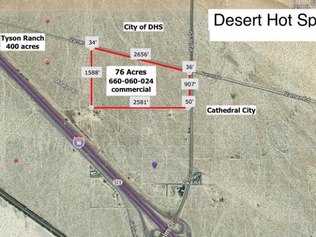 76 Acres Palm Dr, Desert Hot Springs, CA 92240 | MLS #219131 DA