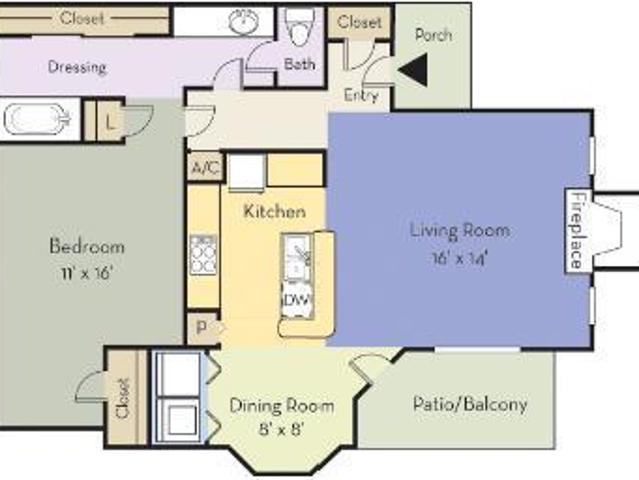 $777 Large kitchen with lots of cabinet space Princeton Sq Blvd S