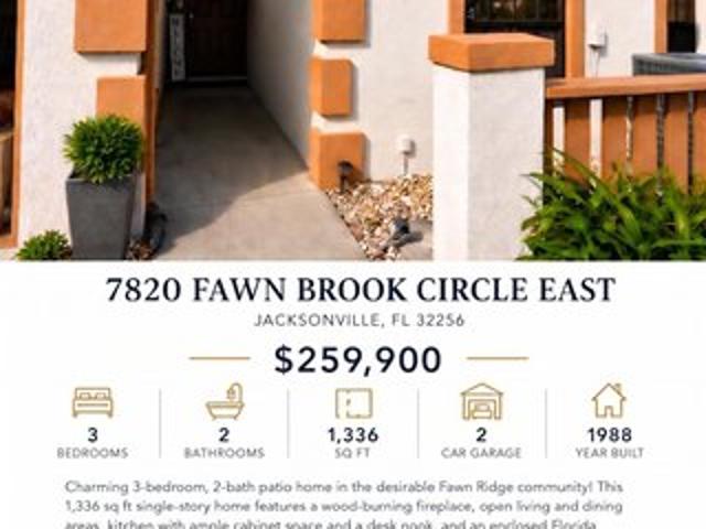 7820 Fawn Brook Cir E, Jacksonville, FL 32256